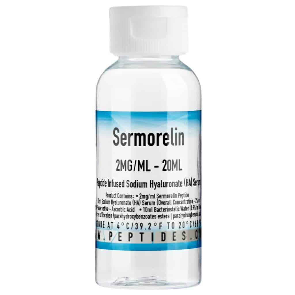 Buy Sermorelin 2mg/ml - 20ml - Peptide Infused Sodium Hyaluronate (HA ...